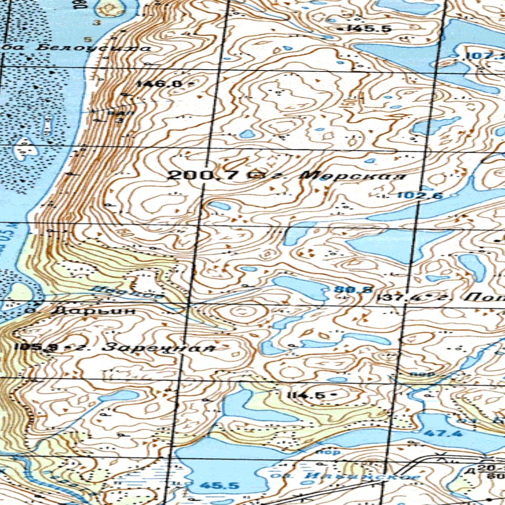 Soviet Genshtab: r36-108-3_4 Map by Avenza Systems Inc. | Avenza Maps