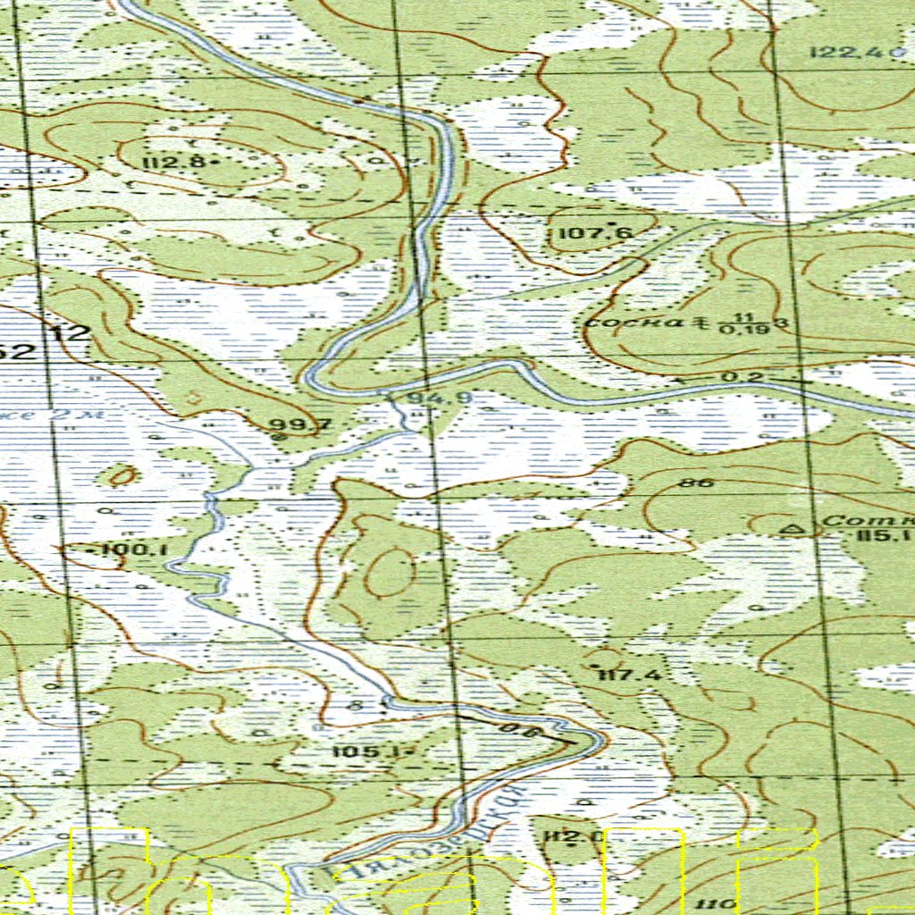 Soviet Genshtab: r36-134-3_4--(01) Map by Avenza Systems Inc. | Avenza Maps