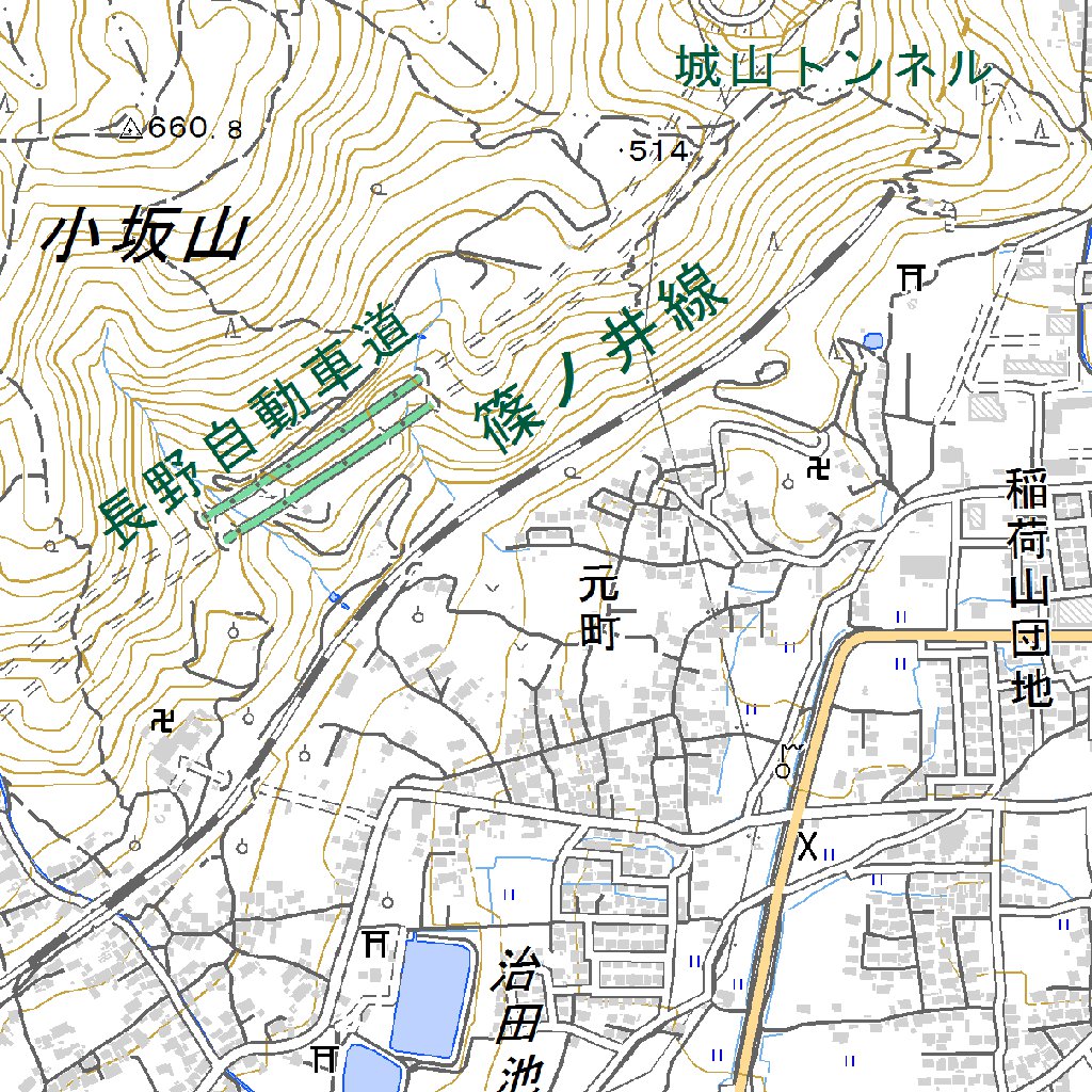 543860 稲荷山 （いなりやま Inariyama）, 地形図 Map by Pacific Spatial Solutions, Inc ...