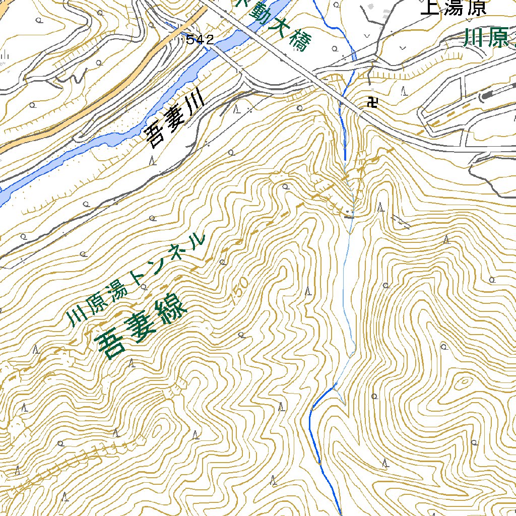 543865 長野原 （ながのはら Naganohara）, 地形図 Map by Pacific Spatial Solutions ...