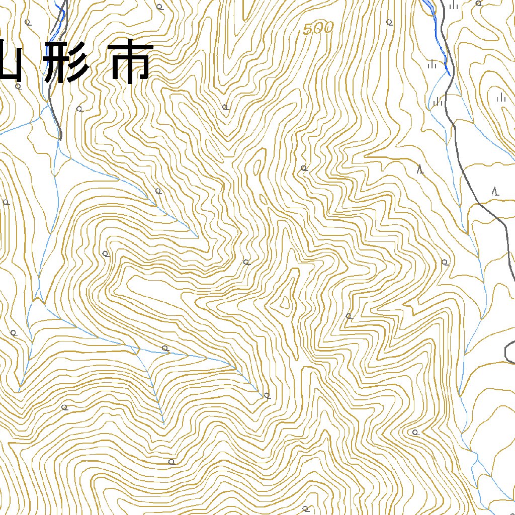 574033 山寺 （やまでら Yamadera）, 地形図 Map by Pacific Spatial Solutions, Inc ...