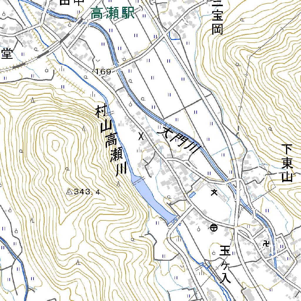 574033 山寺 （やまでら Yamadera）, 地形図 Map by Pacific Spatial Solutions, Inc ...