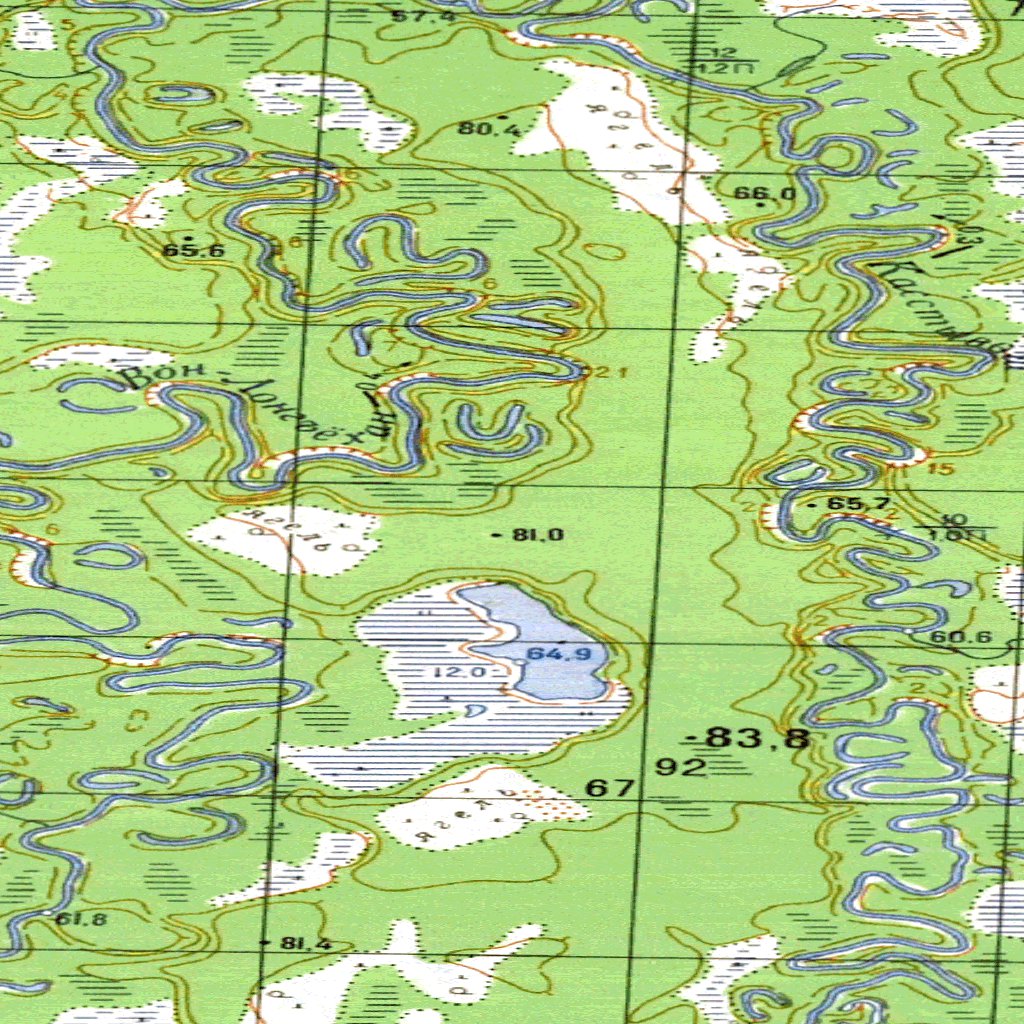 Soviet Genshtab: q42-130-1_2 Map by Avenza Systems Inc. | Avenza Maps
