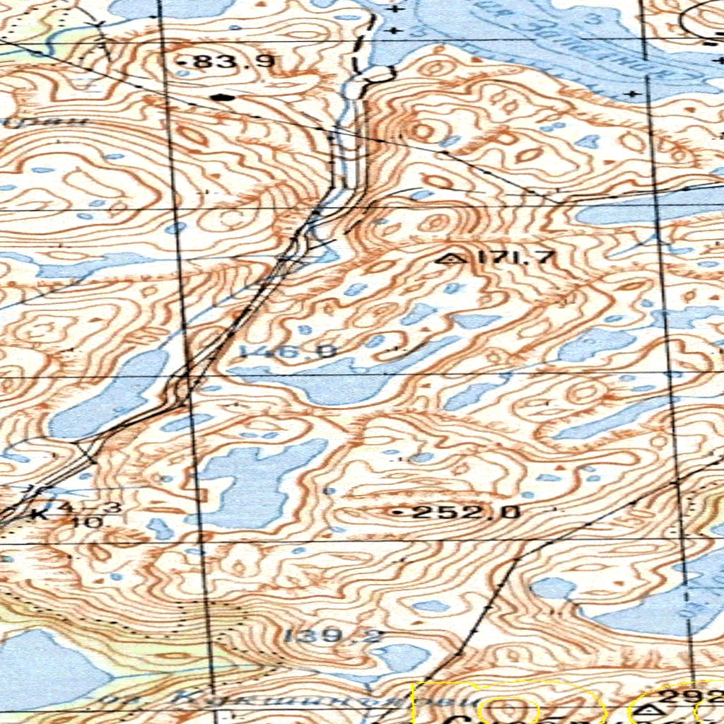 Soviet Genshtab: r36-075-3_4 Map by Avenza Systems Inc. | Avenza Maps