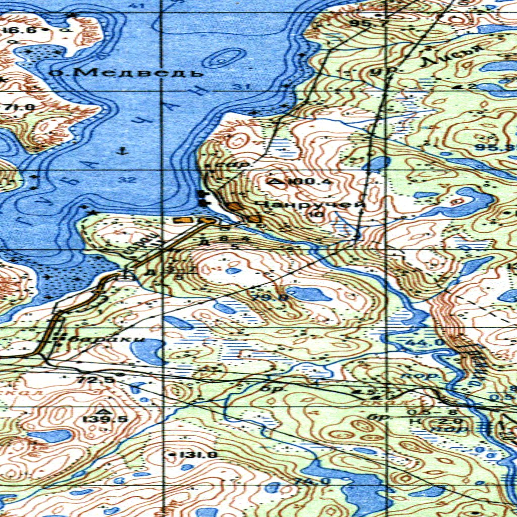 Soviet Genshtab: r36-102-1_2 Map by Avenza Systems Inc. | Avenza Maps