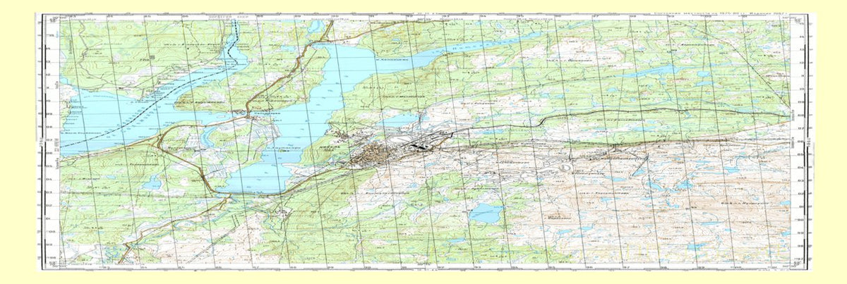 Soviet Genshtab: r36-085-3_4 Map by Avenza Systems Inc. | Avenza Maps