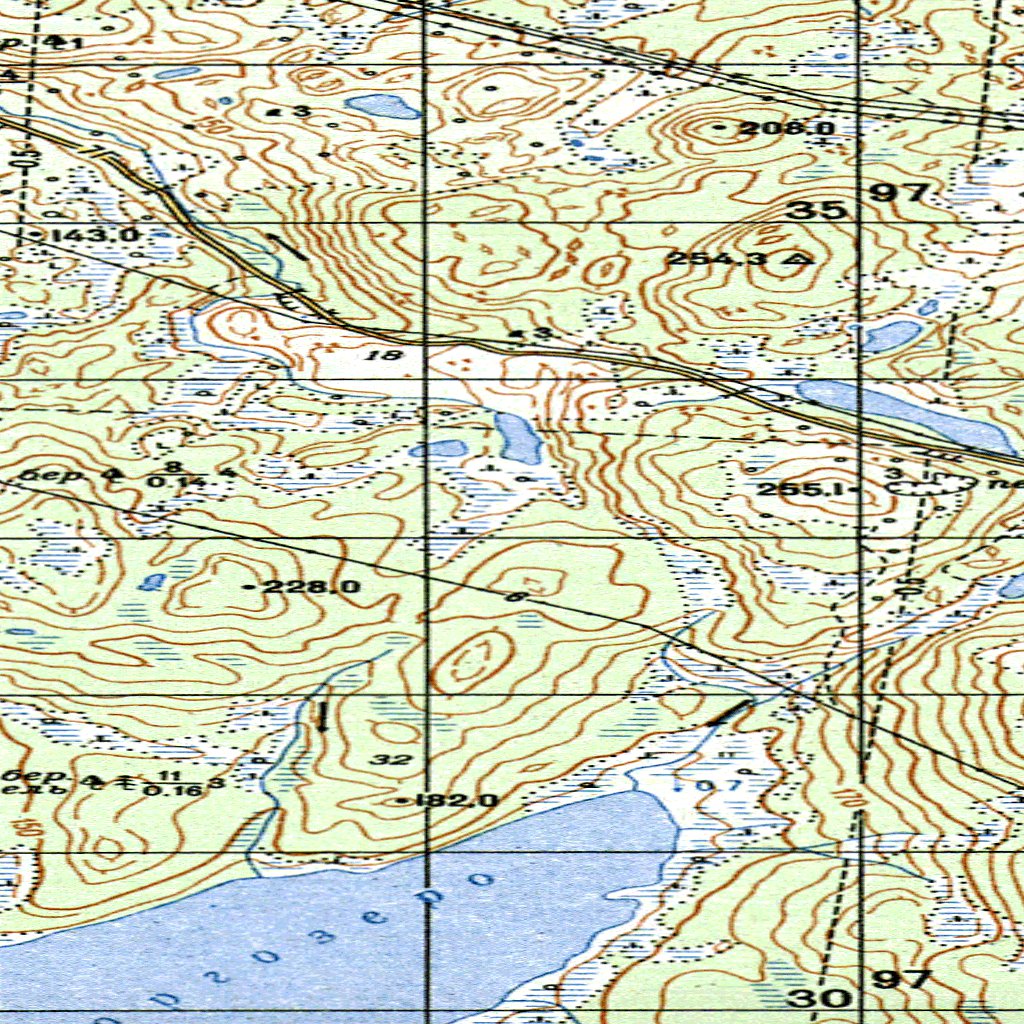 Soviet Genshtab: r36-114-3_4 Map by Avenza Systems Inc. | Avenza Maps