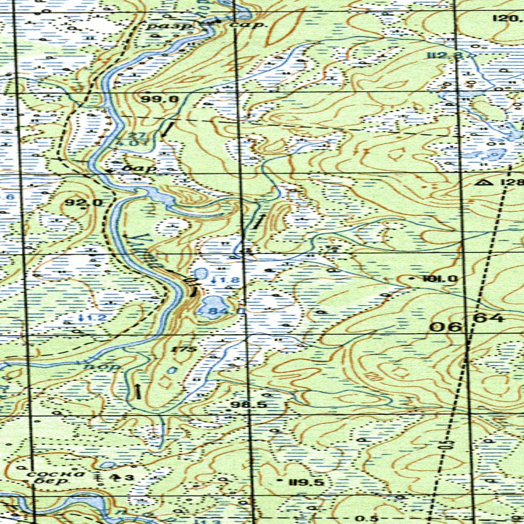 Soviet Genshtab: r36-125-1_2 Map by Avenza Systems Inc. | Avenza Maps
