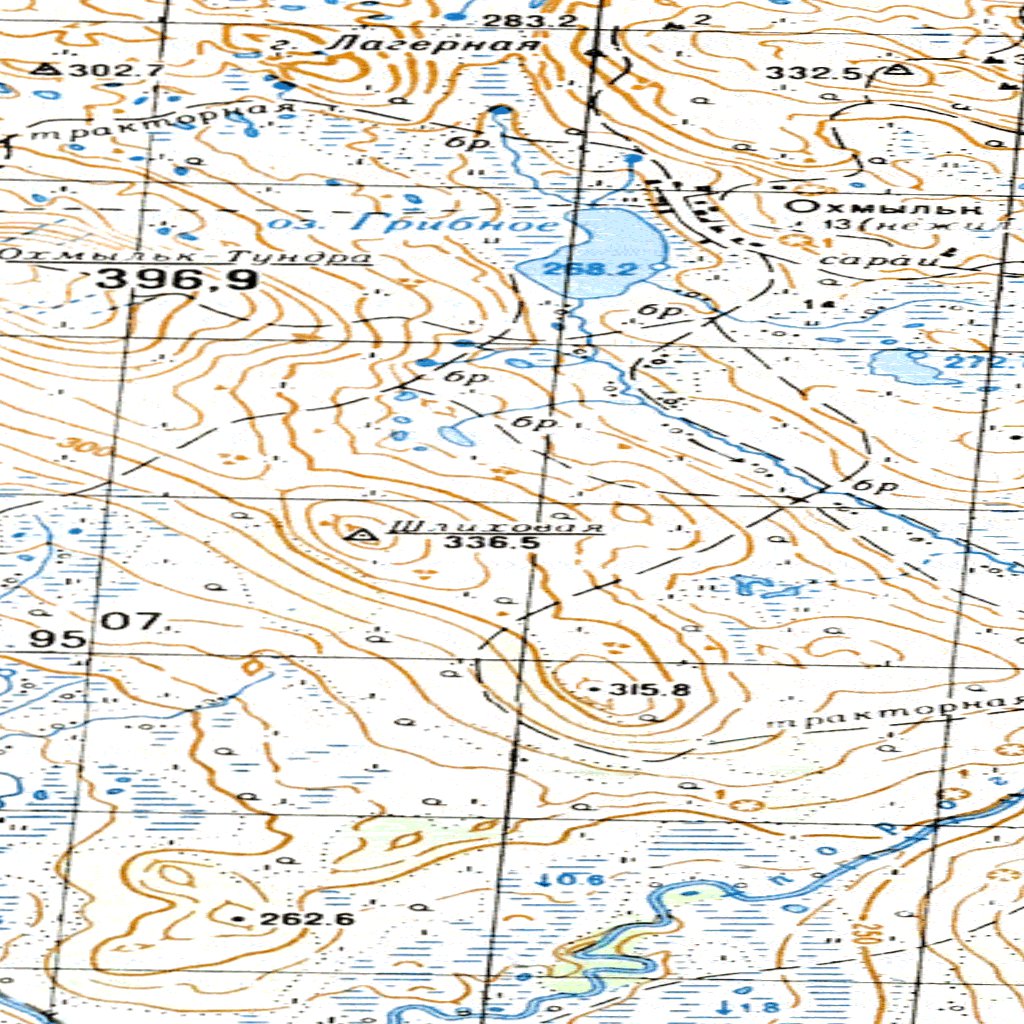 Soviet Genshtab: r36-132-3_4 Map by Avenza Systems Inc. | Avenza Maps