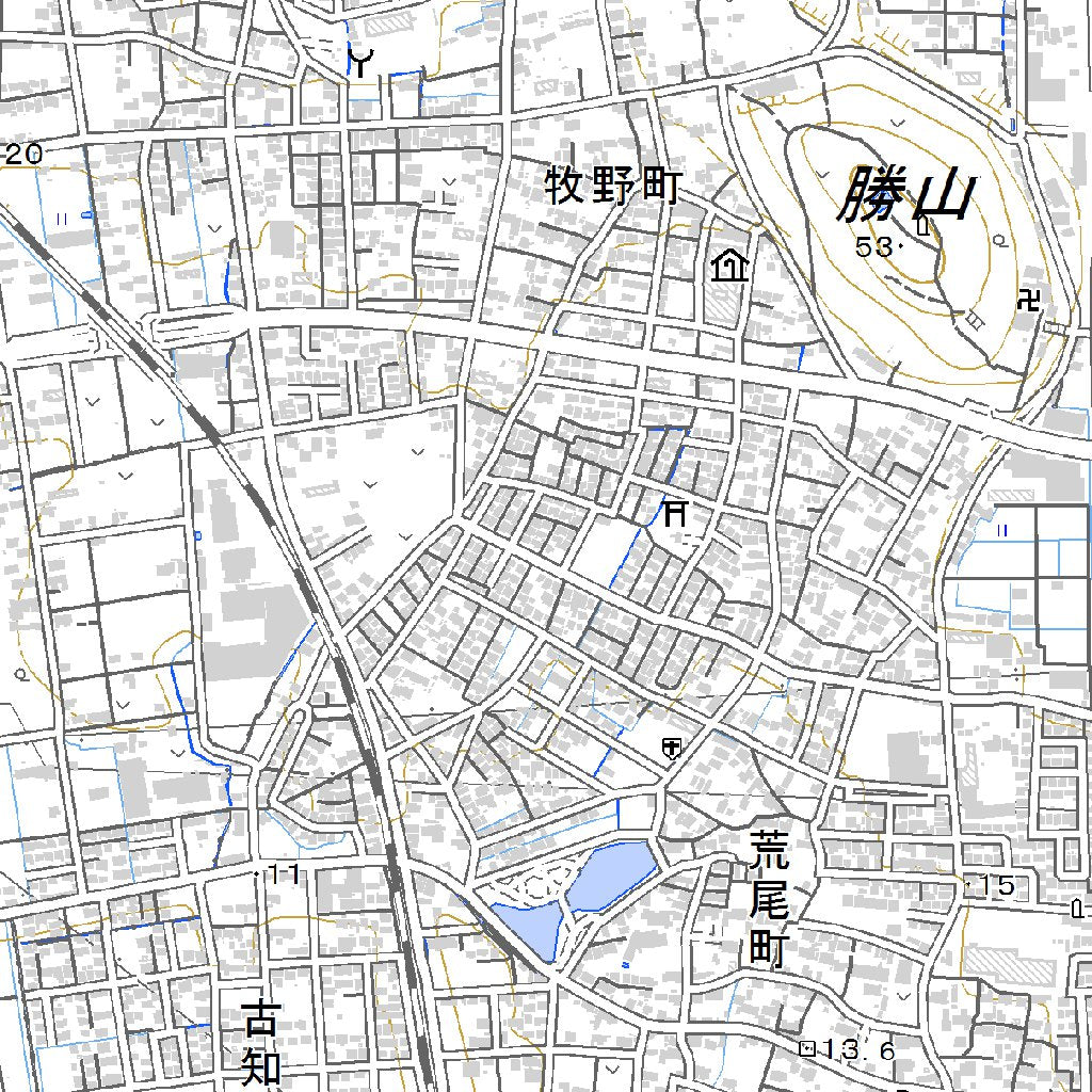 533604 大垣 （おおがき Ogaki）, 地形図 Map by Pacific Spatial Solutions, Inc ...