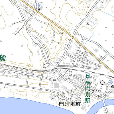634250 門別 （もんべつ Mombetsu）, 地形図 Map by Pacific Spatial Solutions, Inc ...