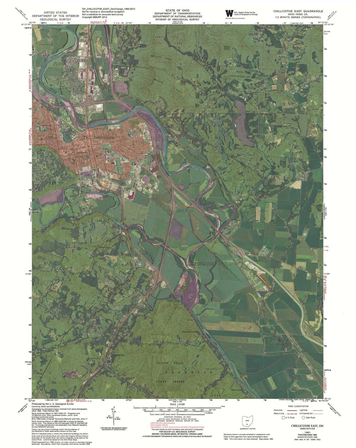 Hopewell Culture National Historical Park (Bundle) Map by Western ...