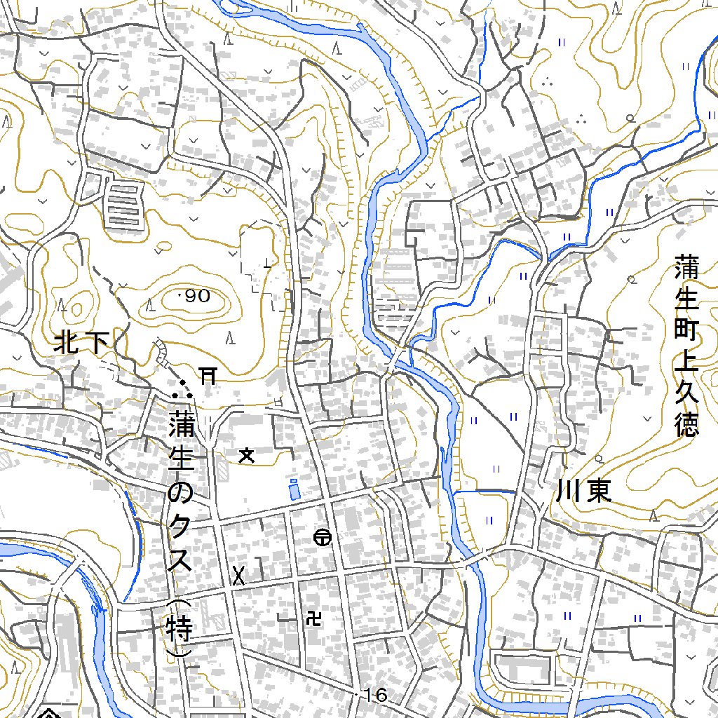 473054 蒲生 （かもう Kamo）, 地形図 Map by Pacific Spatial Solutions, Inc ...