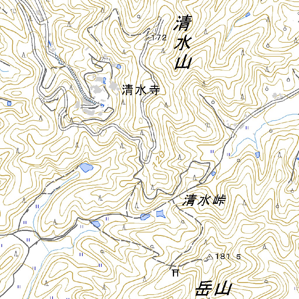 533302 母里 （もり Mori）, 地形図 Map by Pacific Spatial Solutions, Inc ...