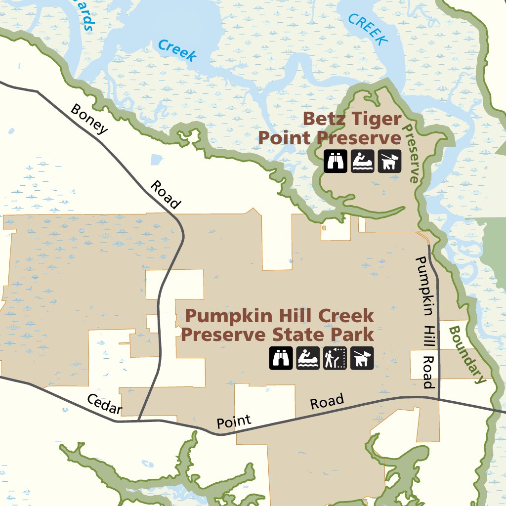 Timucuan Ecological and Historic Preserve Map by US National Park ...