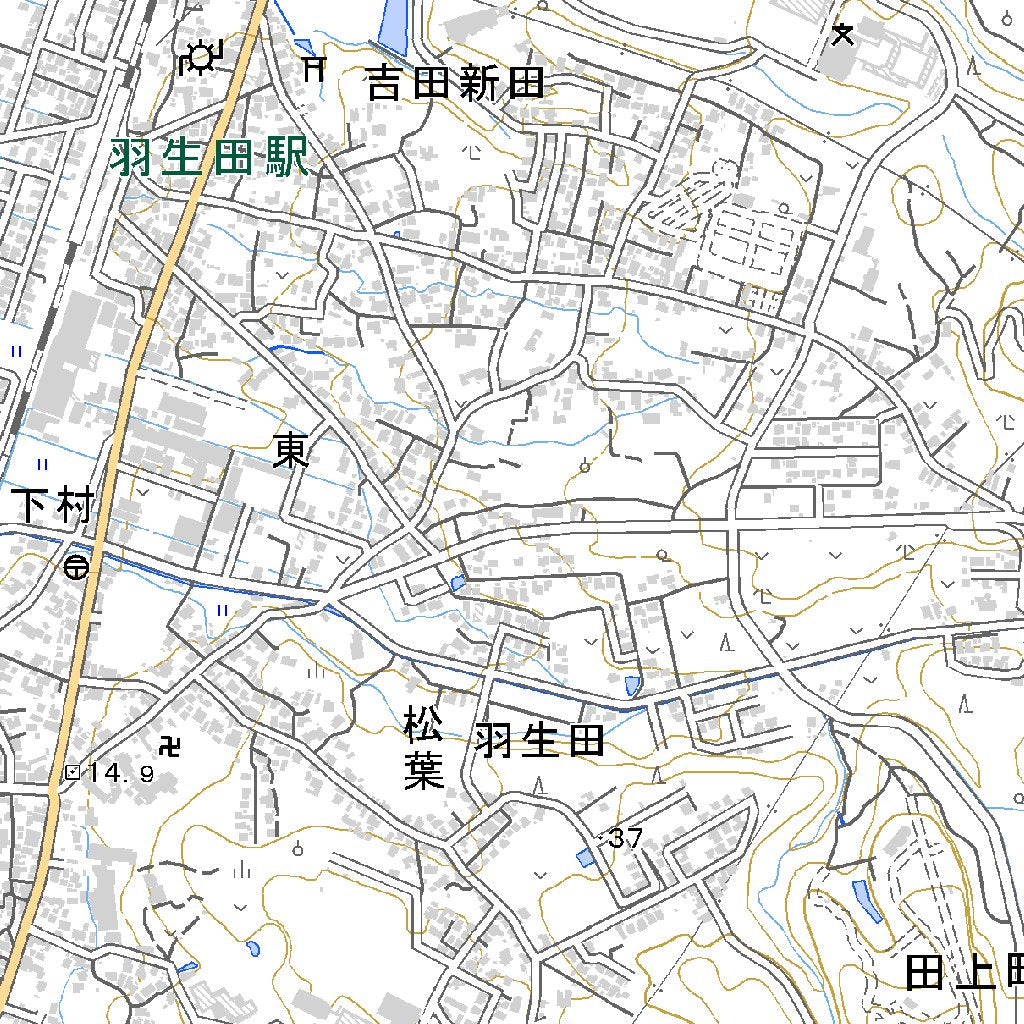563940 矢代田 （やしろだ Yashiroda）, 地形図 Map by Pacific Spatial Solutions, Inc ...