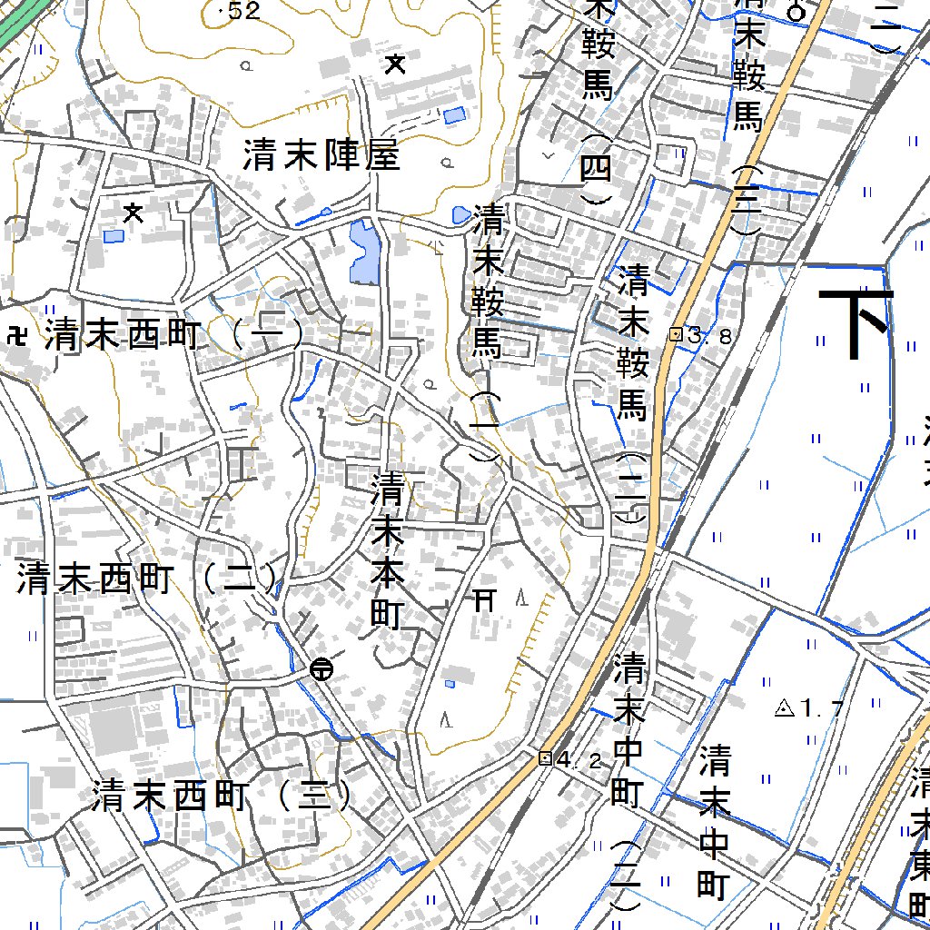513100 小月 （おづき Ozuki）, 地形図 Map by Pacific Spatial Solutions, Inc ...