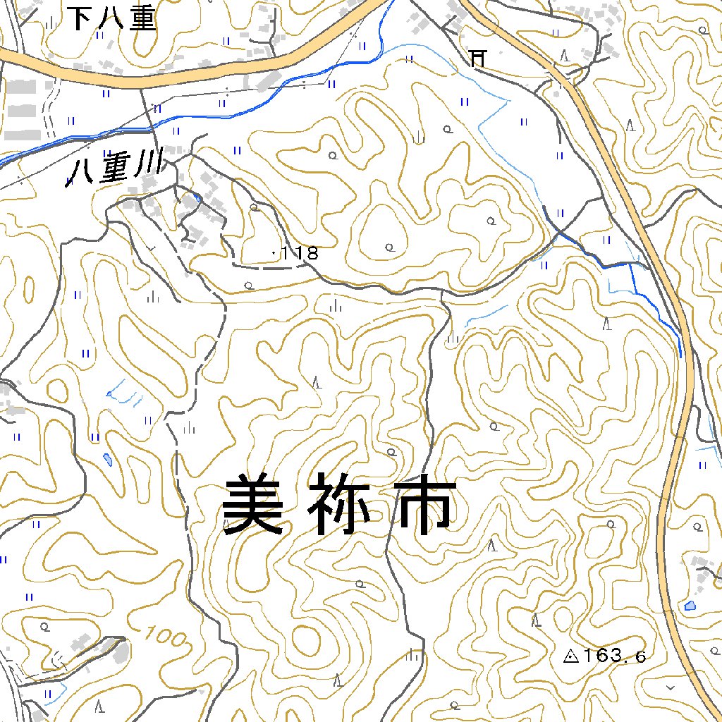 513122 秋吉台 （あきよしだい Akiyoshidai）, 地形図 Map by Pacific Spatial Solutions ...