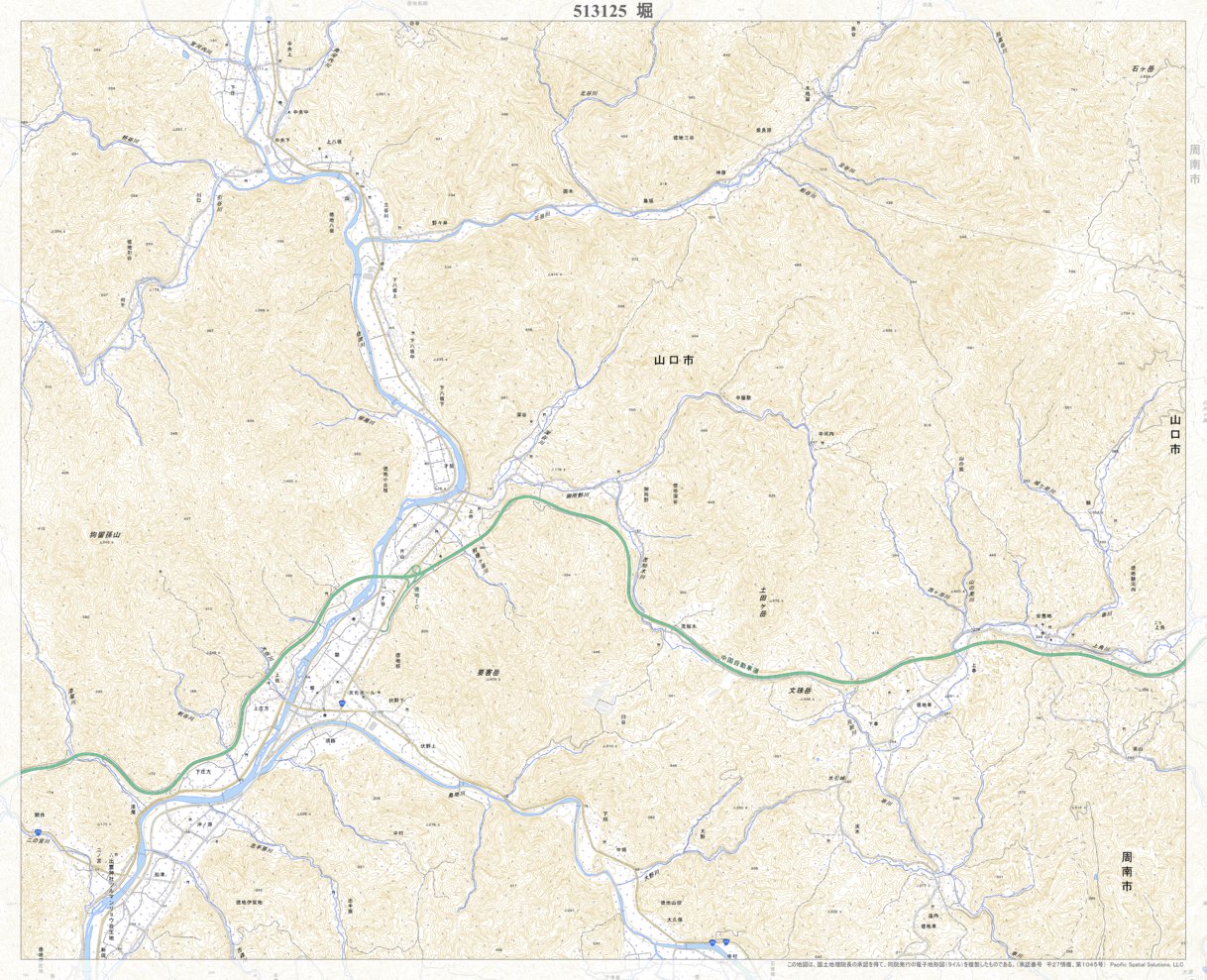 513125 堀 （ほり Hori）, 地形図 Map by Pacific Spatial Solutions, Inc. | Avenza ...