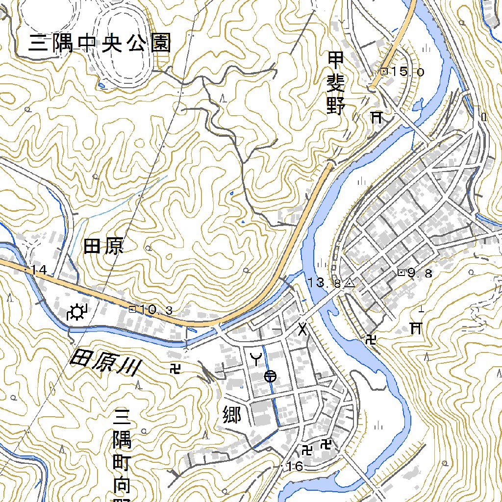 523117 三隅 （みすみ Misumi）, 地形図 Map by Pacific Spatial Solutions, Inc ...
