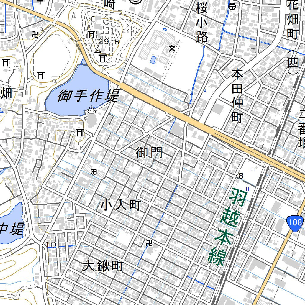 594000 本荘 （ほんじょう Honjo）, 地形図 Map by Pacific Spatial Solutions, Inc ...