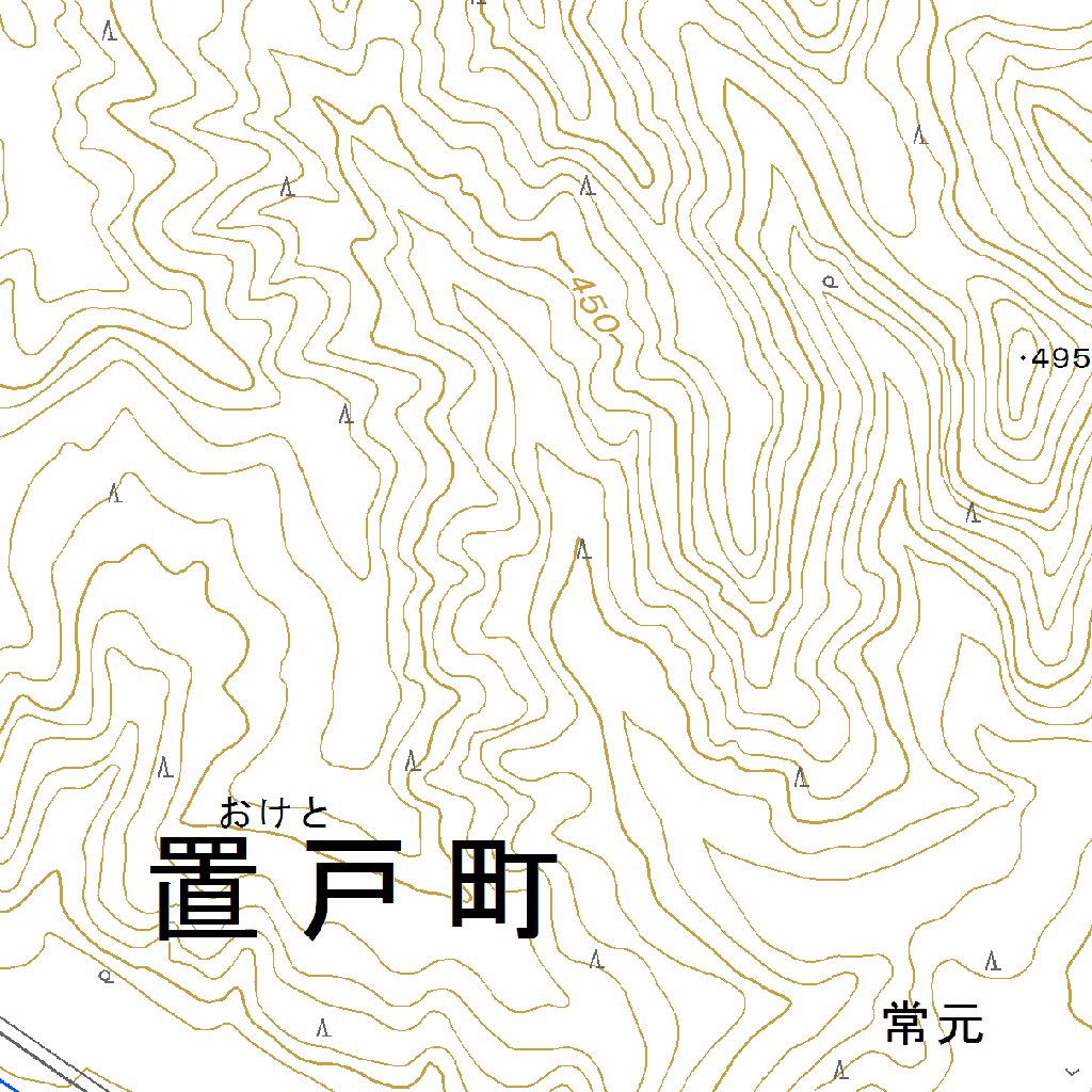 654333 常元 （つねもと Tsunemoto）, 地形図 Map by Pacific Spatial Solutions, Inc ...