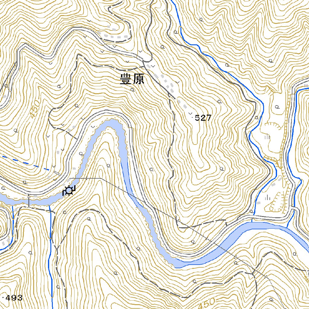 503207 梼原 （ゆすはら Yusuhara）, 地形図 Map by Pacific Spatial Solutions, Inc ...