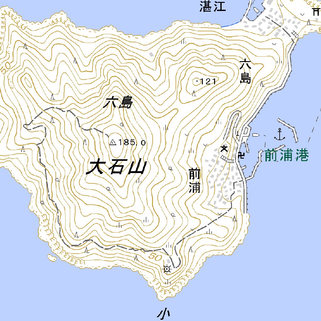 513334 六島 （むしま Mushima）, 地形図 Map by Pacific Spatial Solutions, Inc ...