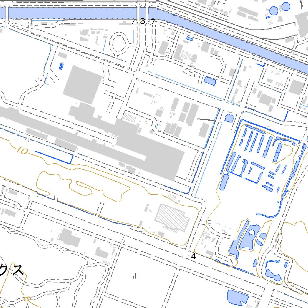 513355 水島港 （みずしまこう Mizushimako）, 地形図 Map by Pacific Spatial Solutions ...