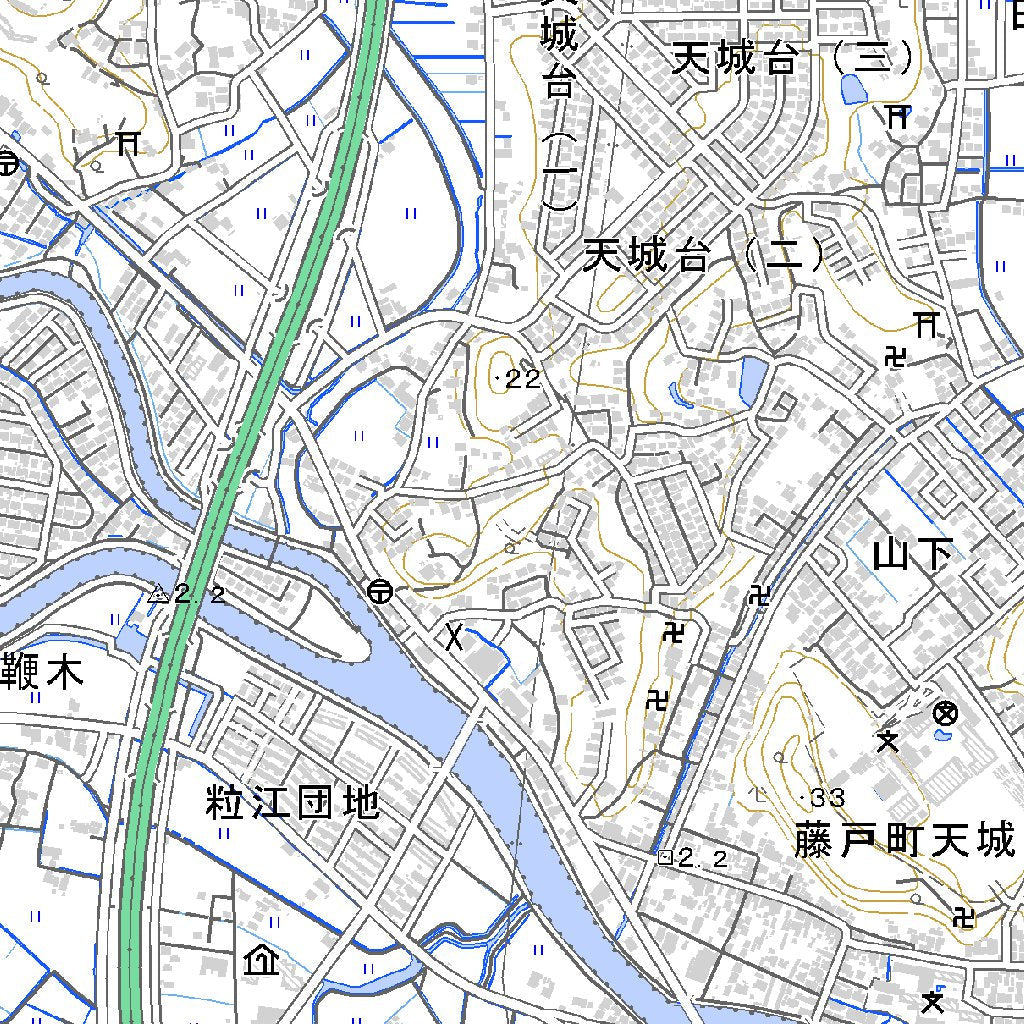 513366 茶屋町 （ちゃやまち Chayamachi）, 地形図 Map by Pacific Spatial Solutions ...