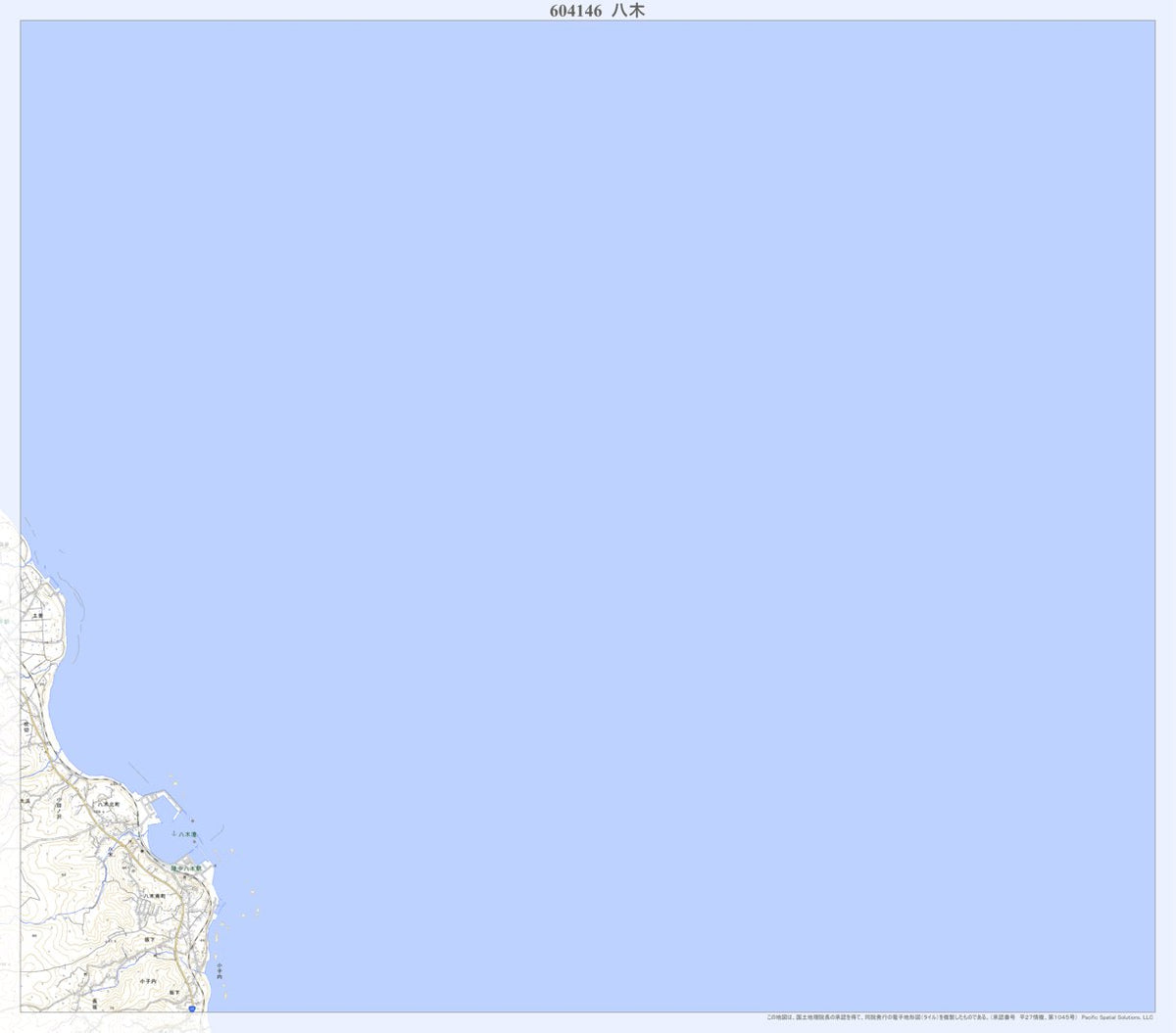 604146 八木 （やぎ Yagi）, 地形図 Map by Pacific Spatial Solutions, Inc ...