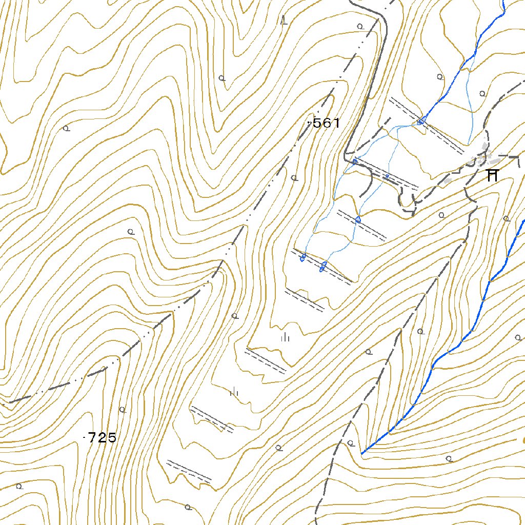 614002 十面沢 （とづらさわ Tozurasawa）, 地形図 Map by Pacific Spatial Solutions ...