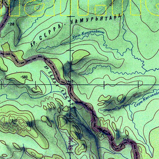 Soviet Genshtab - a21-3 - Guyana Map by Avenza Systems Inc. | Avenza Maps