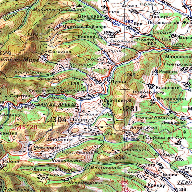 Soviet Genshtab - l34-2--(1964) - Ukraine Map by Avenza Systems Inc ...