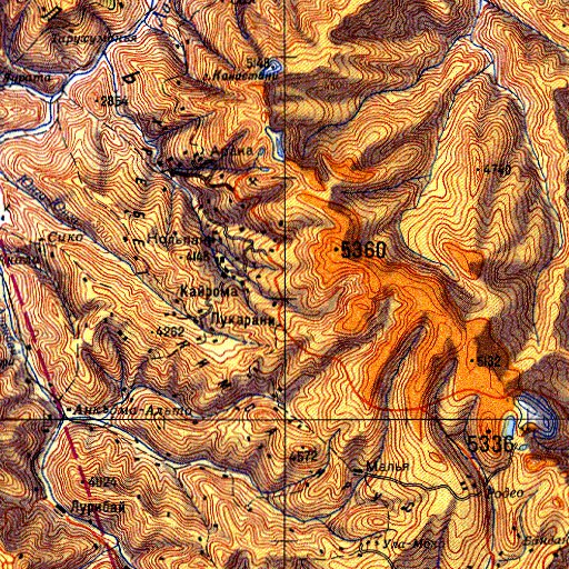 Soviet Genshtab - xe19-2 - Peru Map by Avenza Systems Inc. | Avenza Maps