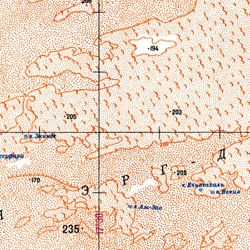 Soviet Genshtab - e33-4 - Niger Map by Avenza Systems Inc. | Avenza Maps