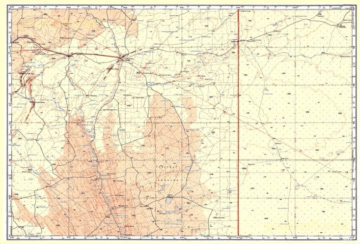 Soviet Genshtab - xf34-3 - Namibia Map by Avenza Systems Inc. | Avenza Maps