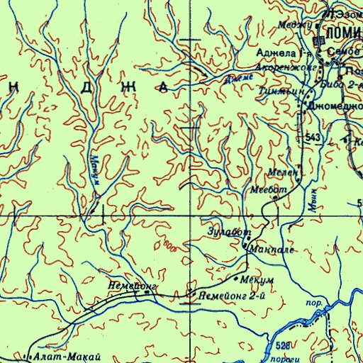 Soviet Genshtab - a33-1 - Gabon Map by Avenza Systems Inc. | Avenza Maps