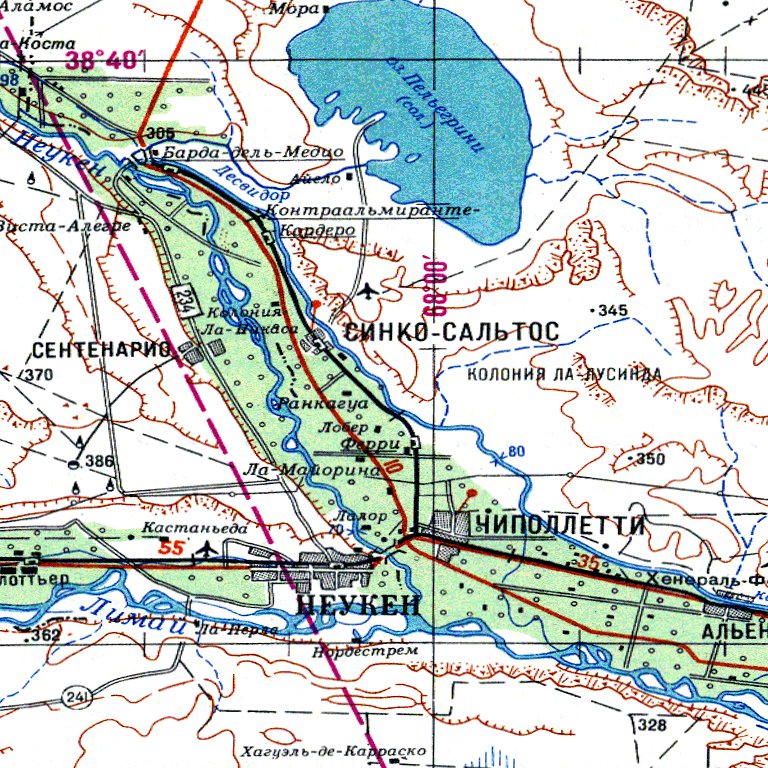 Soviet Genshtab - xj19-4 - Argentina Map by Avenza Systems Inc ...