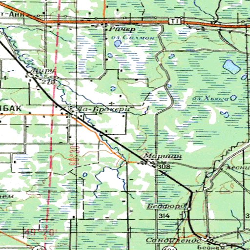 Soviet Genshtab - m14-4 - United States Map by Avenza Systems Inc ...