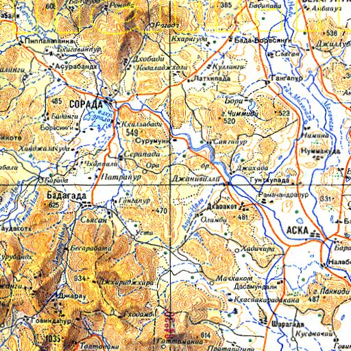 Soviet Genshtab - e45-1 - India Map by Avenza Systems Inc. | Avenza Maps