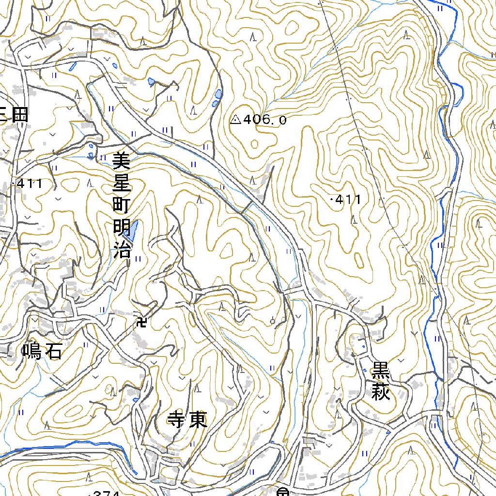 523304 三山 （みやま Miyama）, 地形図 Map by Pacific Spatial Solutions, Inc ...