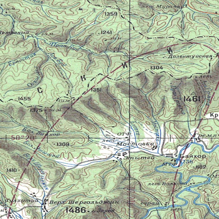 Soviet Genshtab - m49-1 - Russia Map by Avenza Systems Inc. | Avenza Maps
