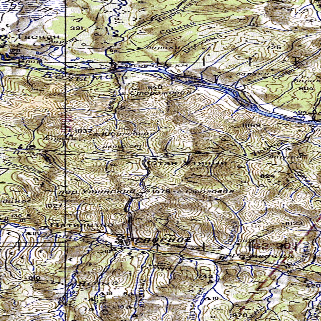Soviet Genshtab - p56-1_2 - Russia Map by Avenza Systems Inc. | Avenza Maps