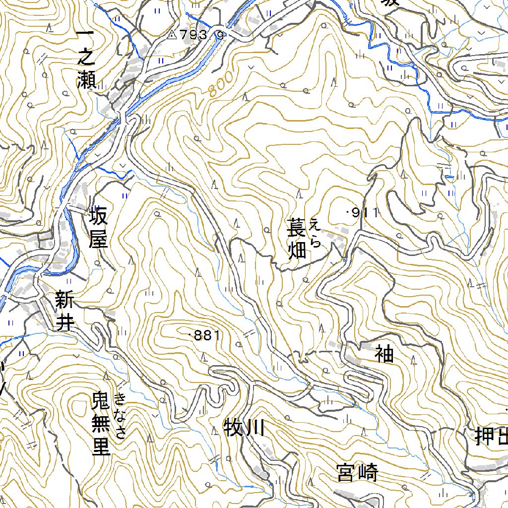 553800 戸隠 （とがくし Togakushi）, 地形図 Map by Pacific Spatial Solutions, Inc ...