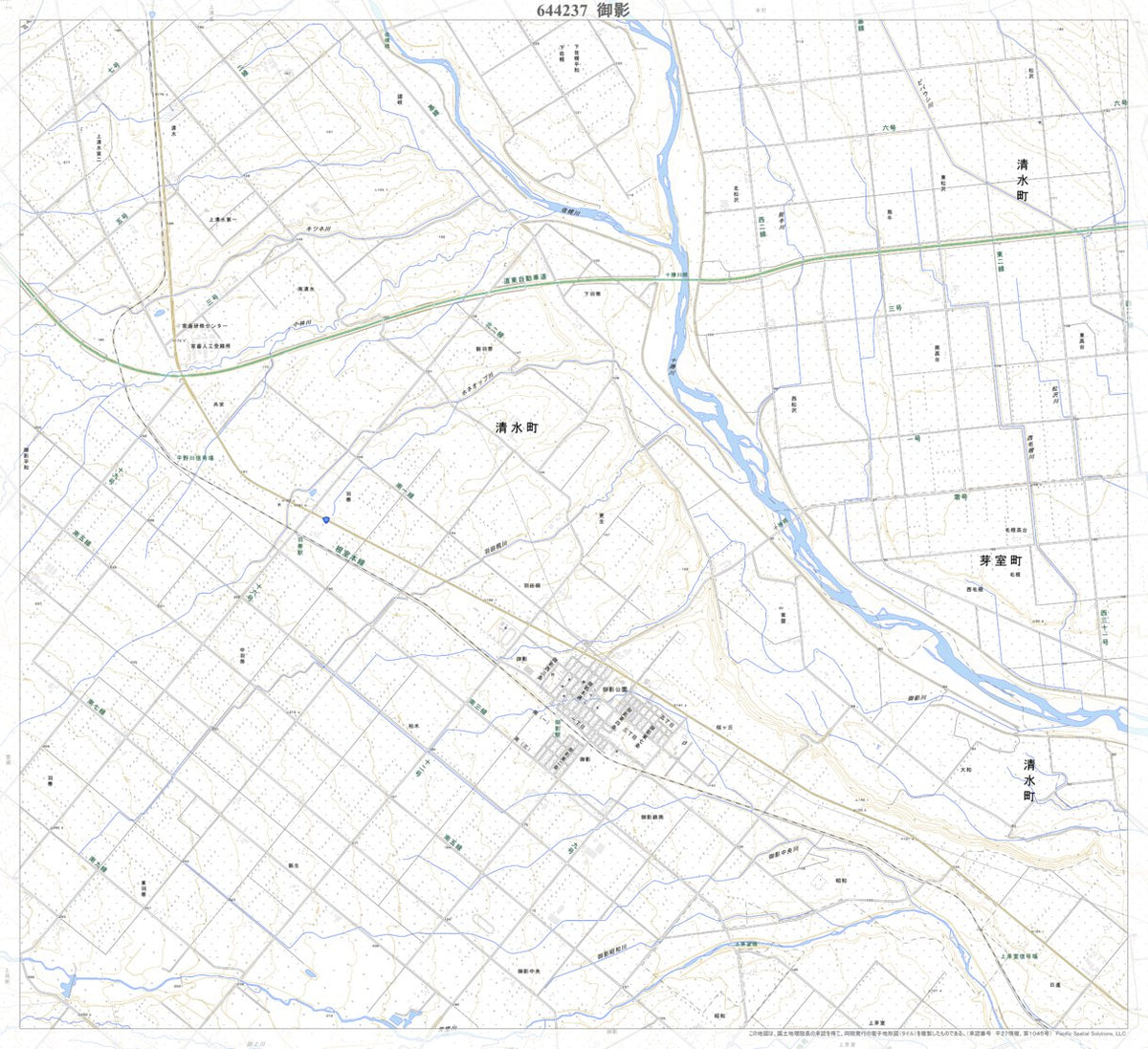 644237 御影 （みかげ Mikage）, 地形図 Map by Pacific Spatial Solutions, Inc ...