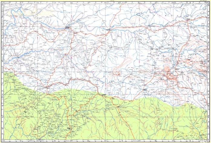 Soviet Genshtab - a35-2 - Democratic Republic of the Congo Map by ...
