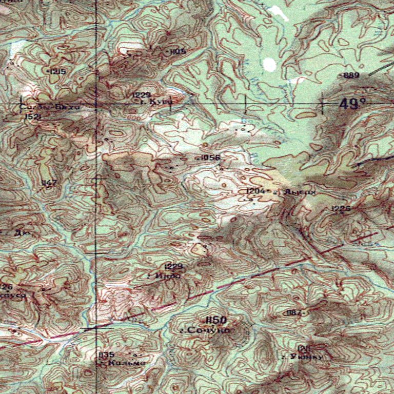 Soviet Genshtab - m54 Map by Avenza Systems Inc. | Avenza Maps