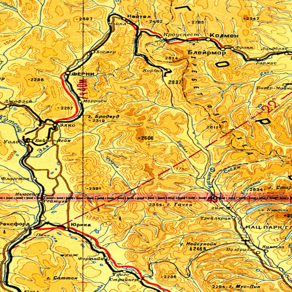 Soviet Genshtab - m11 Map by Avenza Systems Inc. | Avenza Maps