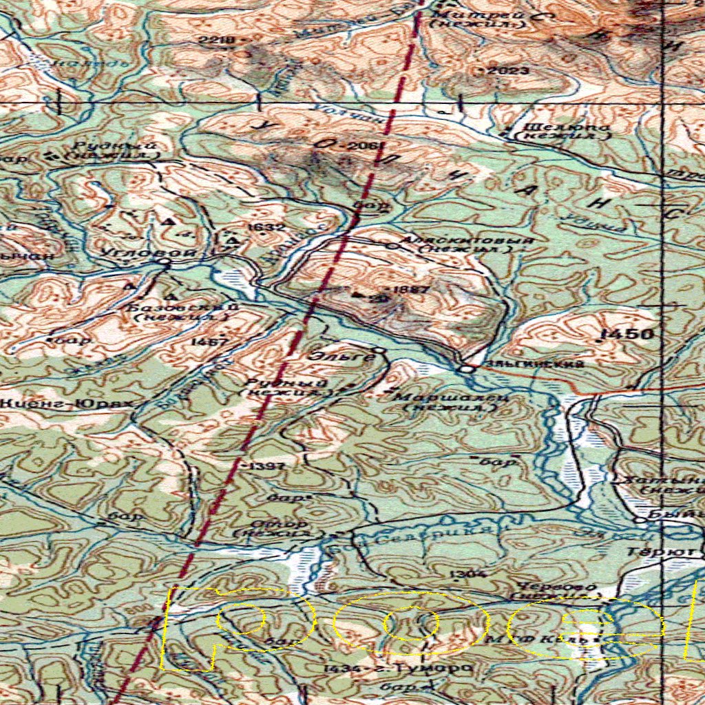 Soviet Genshtab - q53_54 Map by Avenza Systems Inc. | Avenza Maps